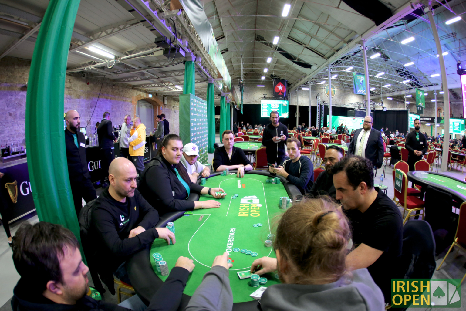 High Roller in the Money (Just) as Final Table Set - Irish Poker Open